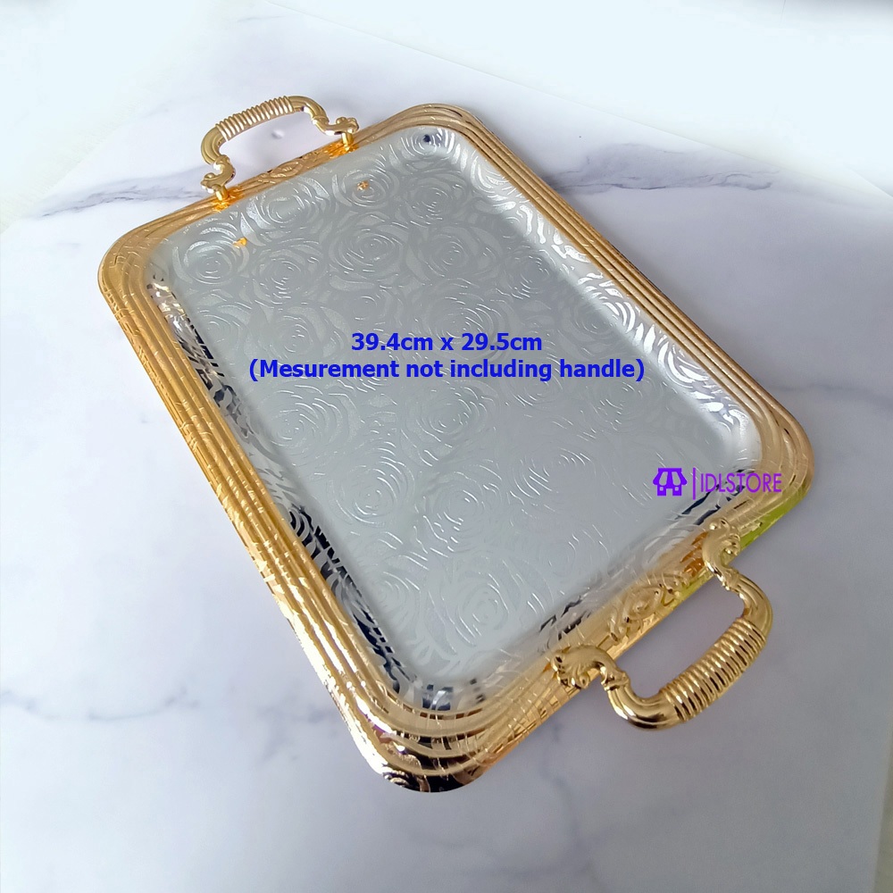 Dulang Hantaran Keemasan Dulang Hidangan Majlis Perkahwinan Rectangle ...