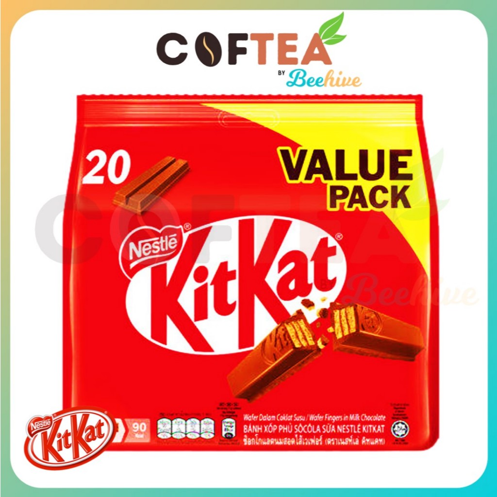 Nestle Kit Kat Value 20 Packs KitKat 340g | Shopee Malaysia