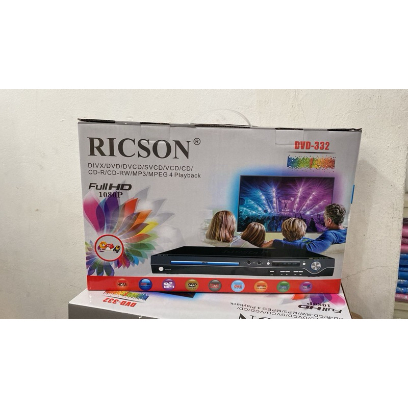 Ricson DVD Player with HDMI Slot with Remote Control *FREE HDMI Wires ...