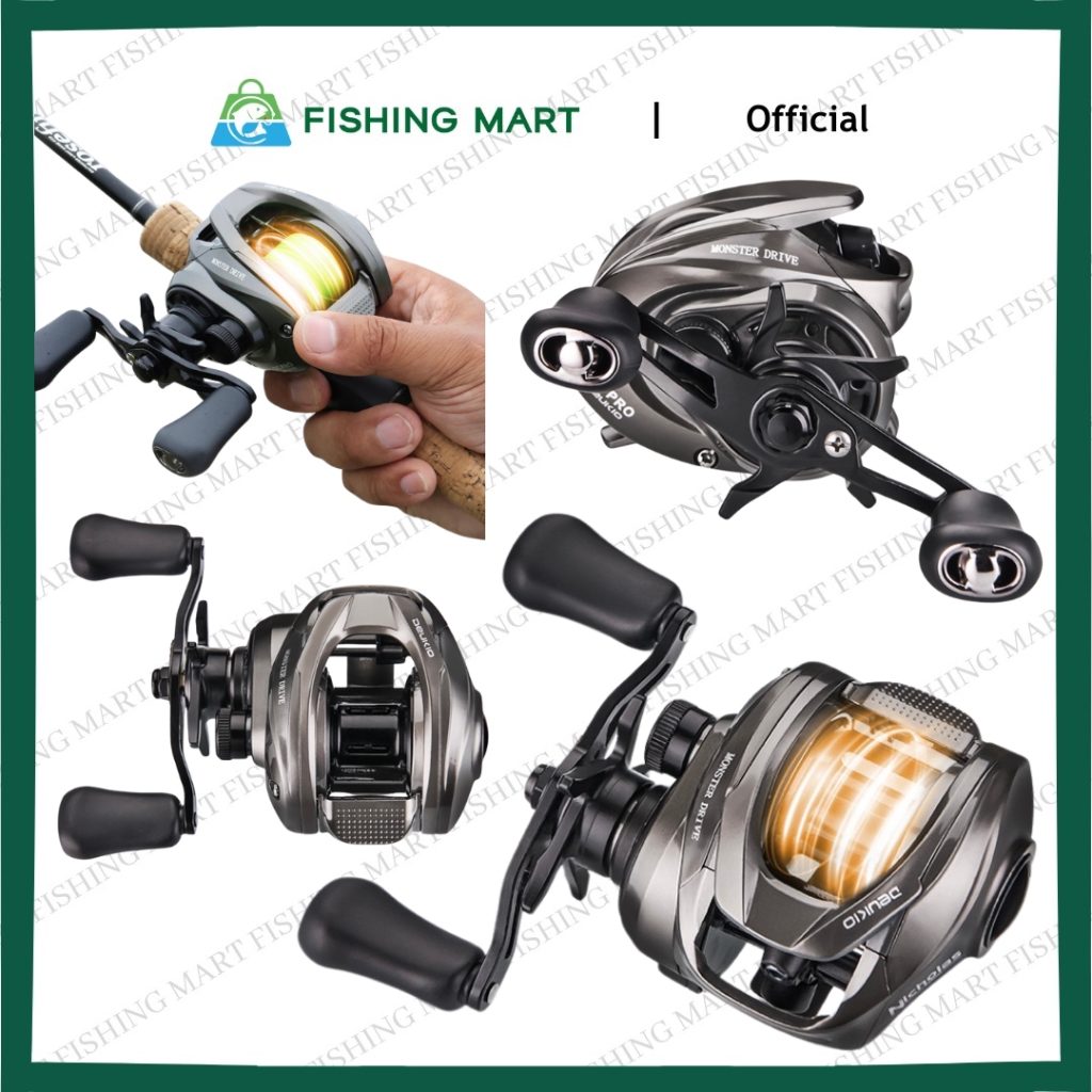 DEUKIO DC PRO ZING CAST BAITCASTING REEL ADE CLICKER BUNYI ZING TAHAN ...