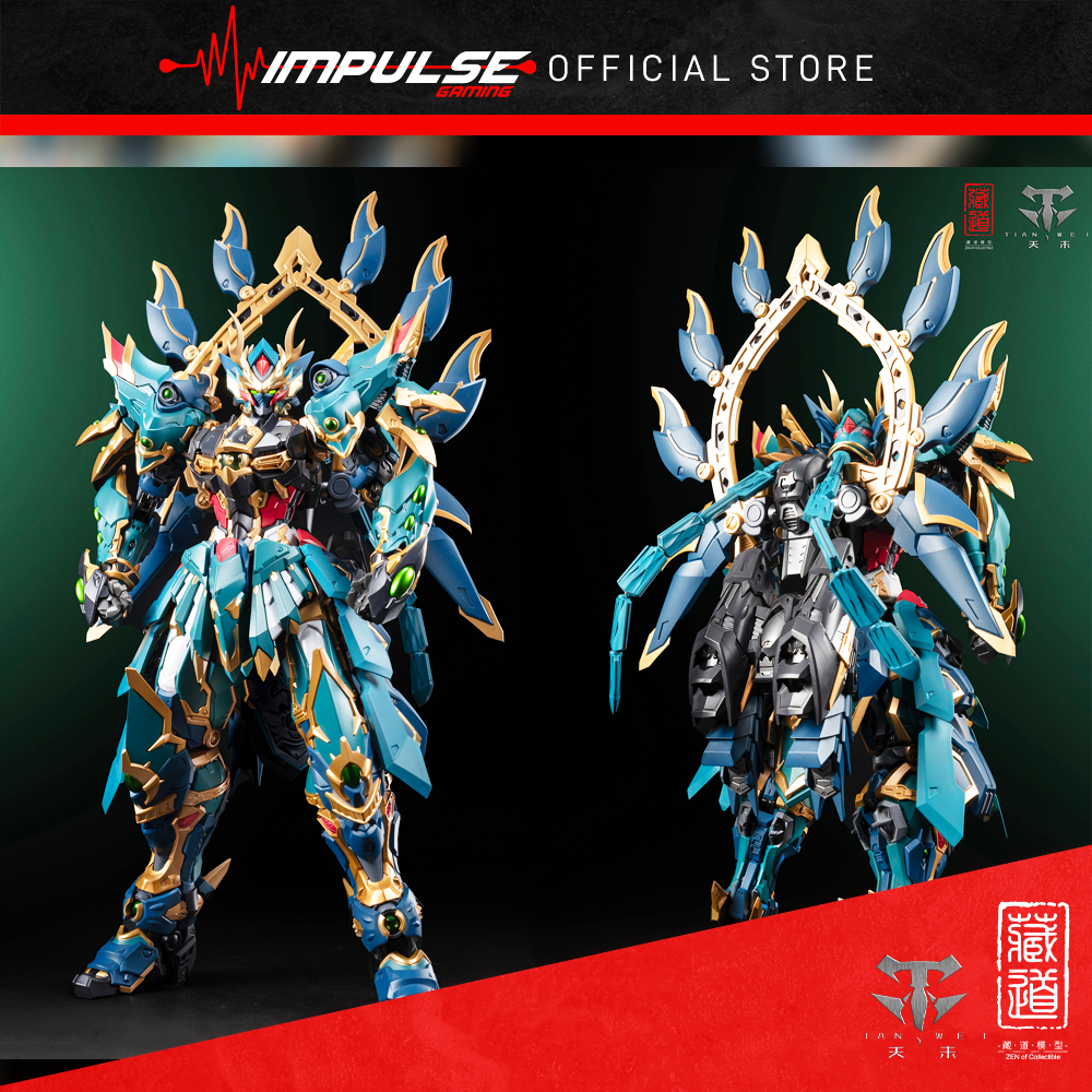 Zen Of Collectible Azure Dragon "Battle Ver" Action Figurine / 藏道模型 四圣兽 ...
