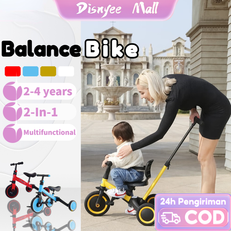 Balance Bike For Kids 3 In 1 Foldable Multifunction Baby Scooter Baby ...