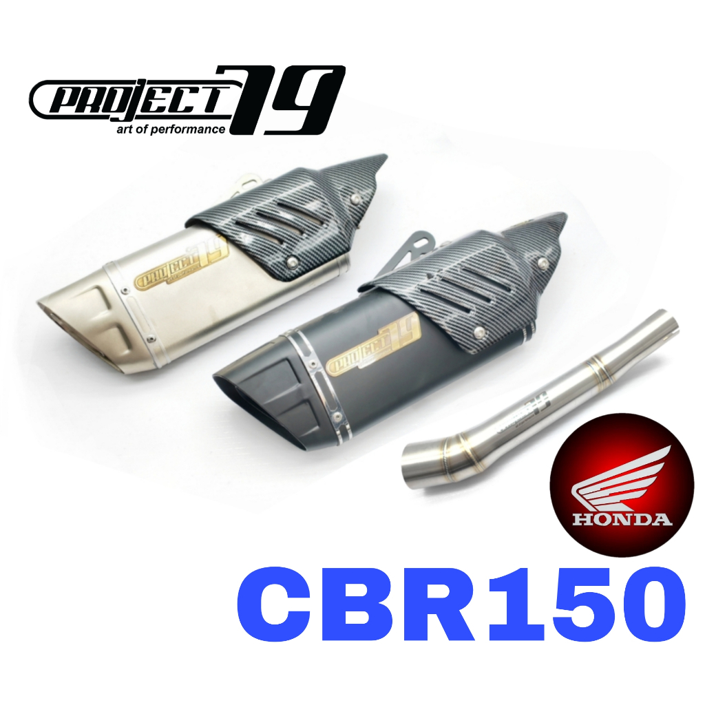 Honda CBR150 Project79 Slip On Exhaust Stainless Ekzos Muffler Straight ...