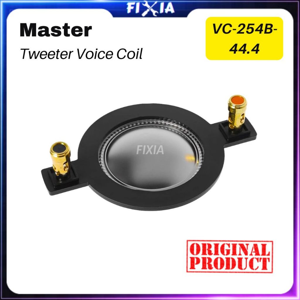 Master 44mm VC-254B-44.4 Tweeter Speaker Unit Voice Coil Diaphragm GD-017 Diaphren Diaphrem ...