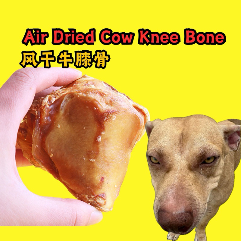 🐶 Premium (100g+-) Dog Air Dried Cow Knee Bone Treats Snack 🐶 ...