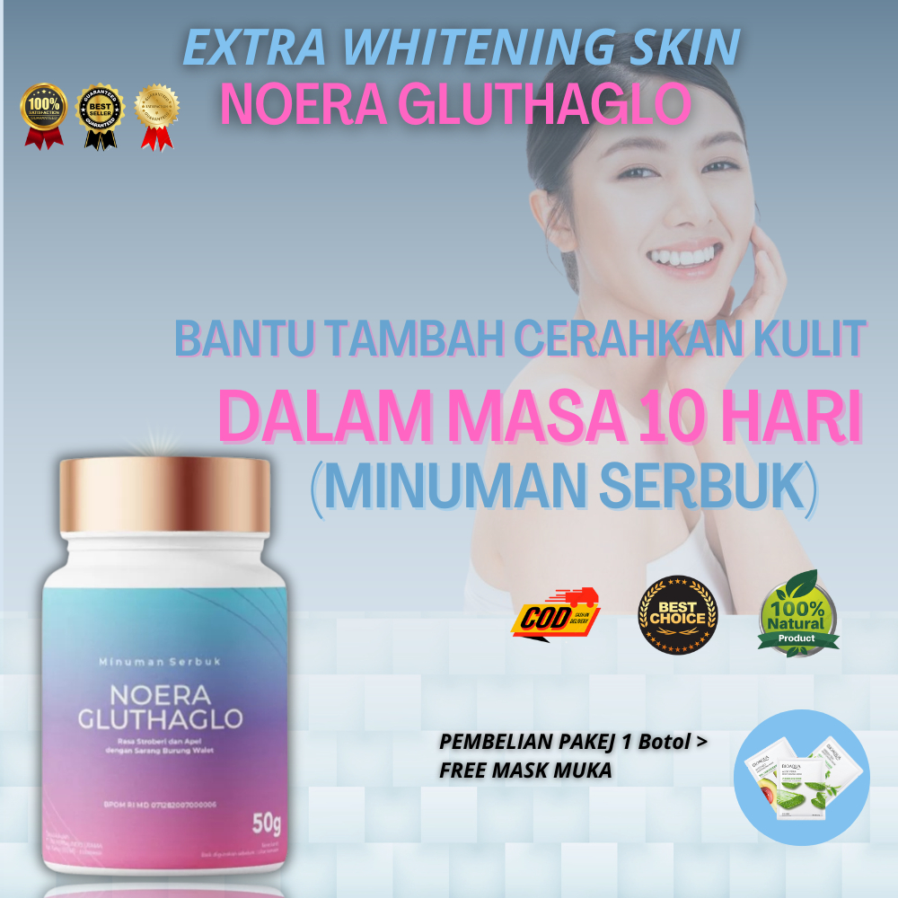Noera Gluthaglo Gluta Booster Collagen Drink Glutathione Whitening ...