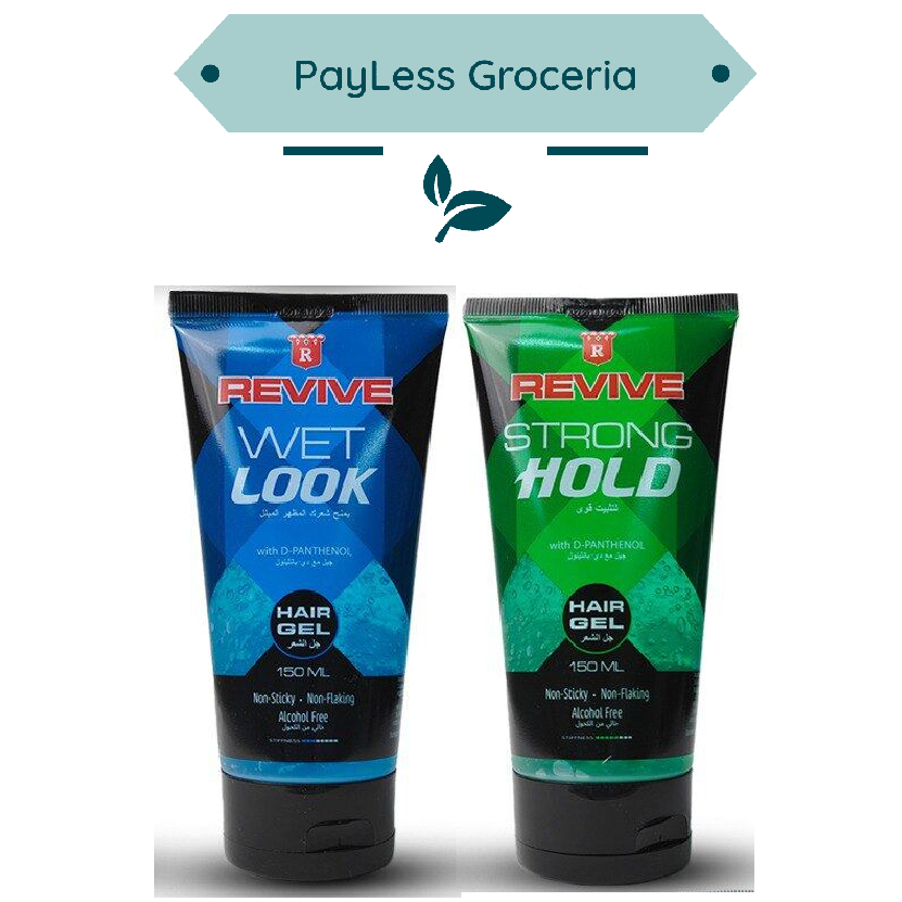 Revive Hair Gel Strong Hold / Wet Look 220ml | Shopee Malaysia