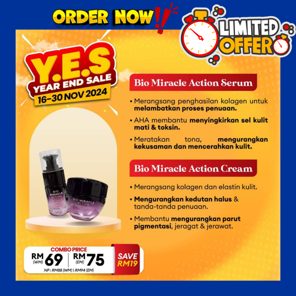 JRM Bio Miracle Action Serum BMA SERUM [💯 Original] | Shopee Malaysia