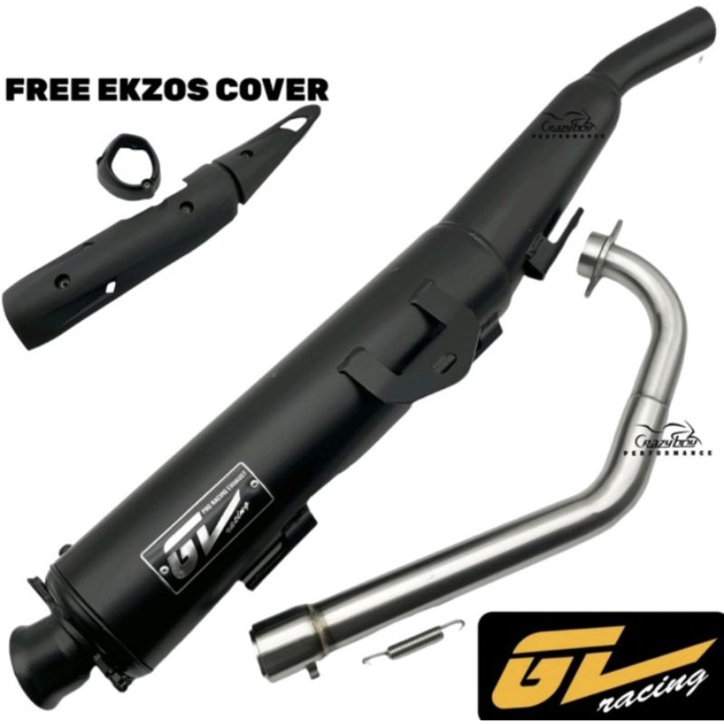 TS RACING Tru Pressure Exhaust Pipe LC135 Cutting STD Open With Dyno ...