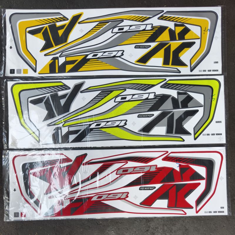Honda ADV 160 (1) Motor Body Sticker Stripes ADV160 | Shopee Malaysia
