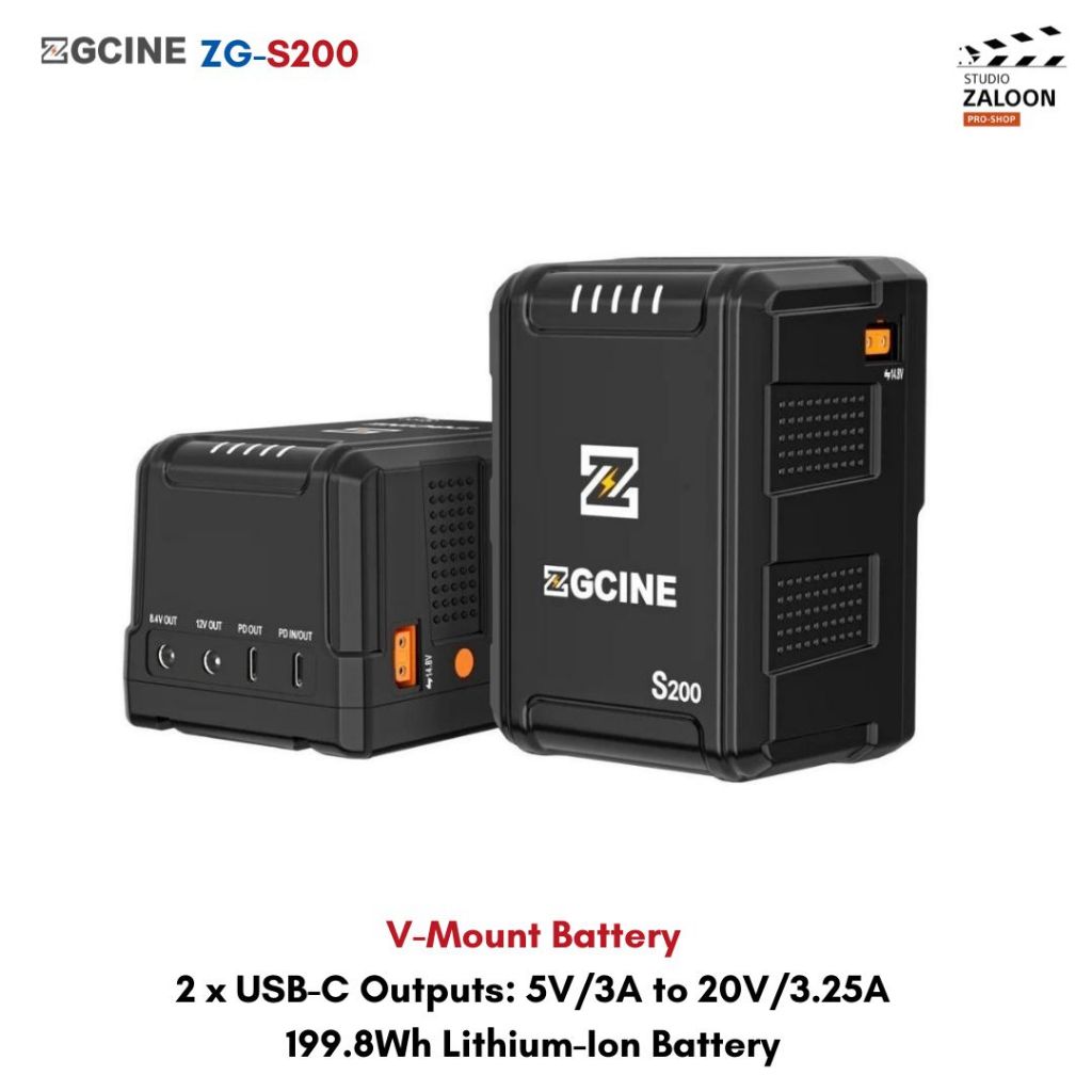 ZGCINE ZG-S200 V-Mount Battery (200Wh) | Shopee Malaysia
