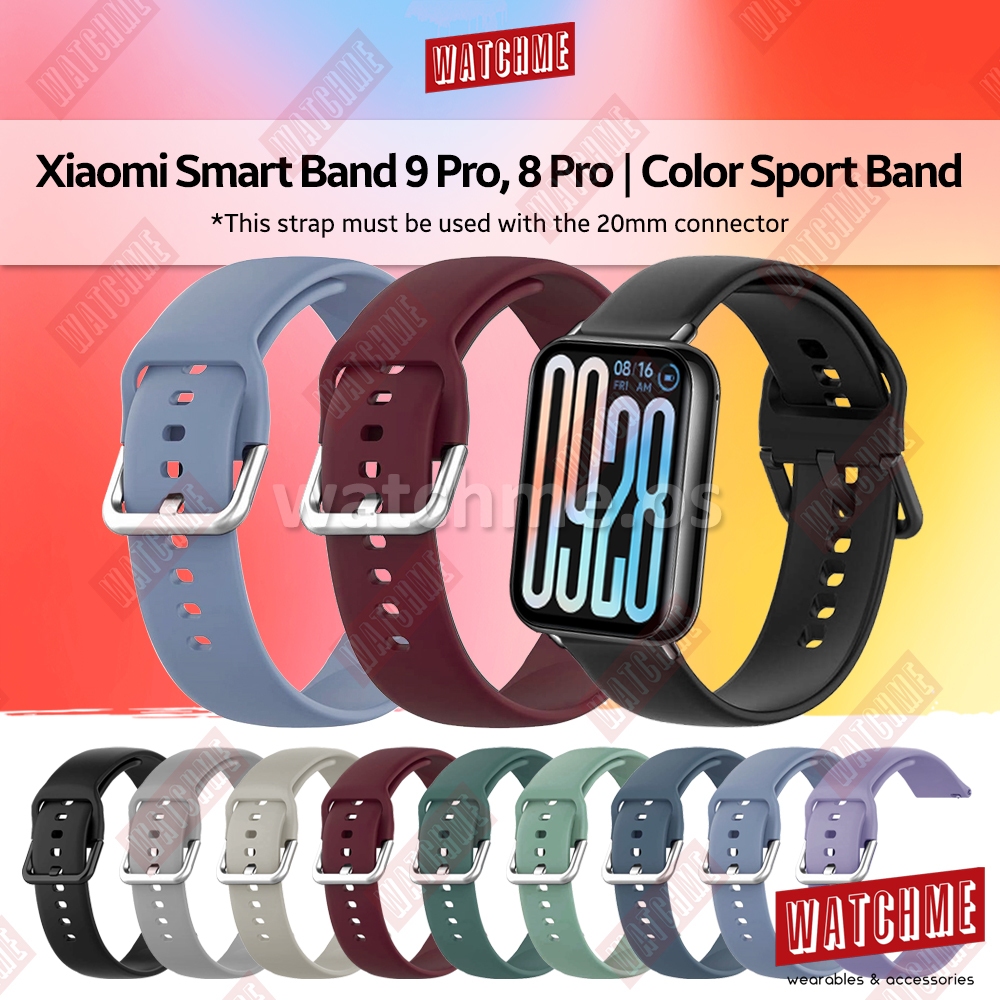 Xiaomi Smart Band 9 Pro / 8 Pro Strap, Color Sport Band Style 20mm, Stainless Steel Buckle (for ...