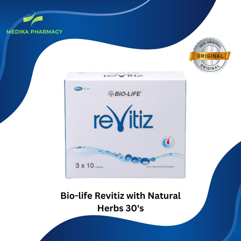 Bio-life Revitiz with Natural Herbs 30s| Hair Growth | Shopee Malaysia