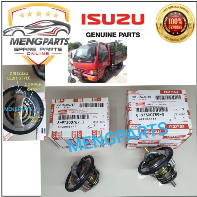 ISUZU HICOM 4HF1 & 4HG1 THERMOSTAT TOP / BOTTOM 8-97300-789-0 8-97300 ...