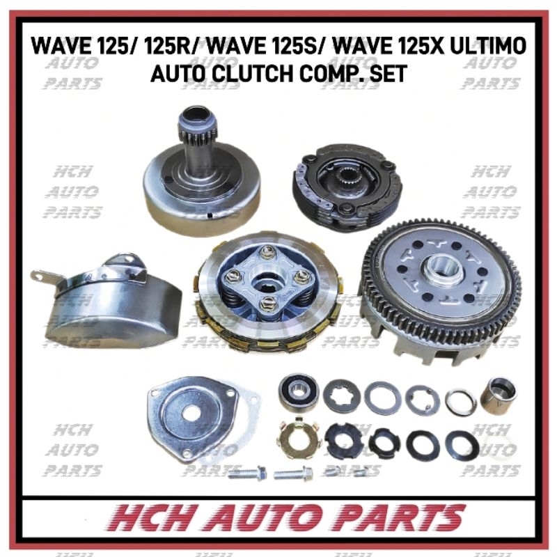 AUTO CLUTCH COMP. SET & AUTO SHOE - HONDA - WAVE 125/ 125R/ 125S/ 125X ...