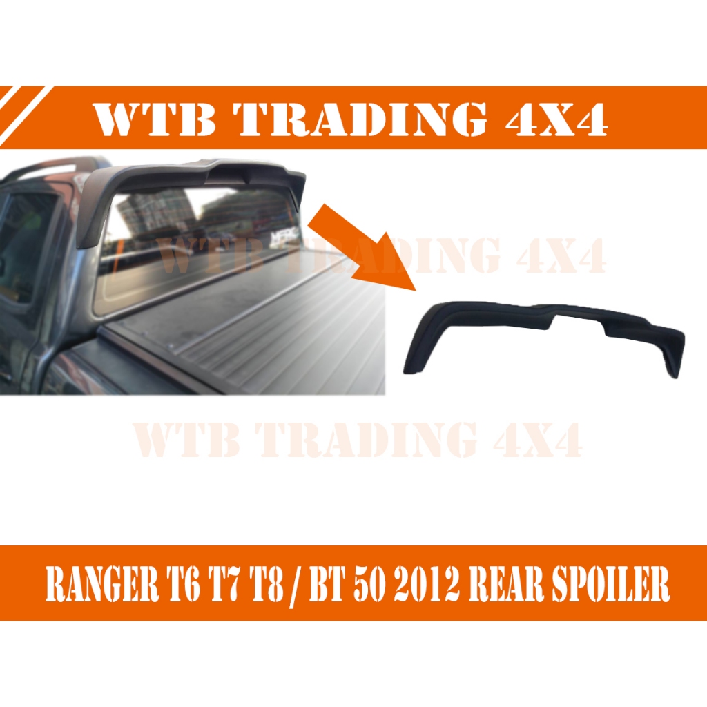 Ford Ranger T6 T7 T8 2012-2020 BT50 ABS Rear Roof Spoiler With Paint ...
