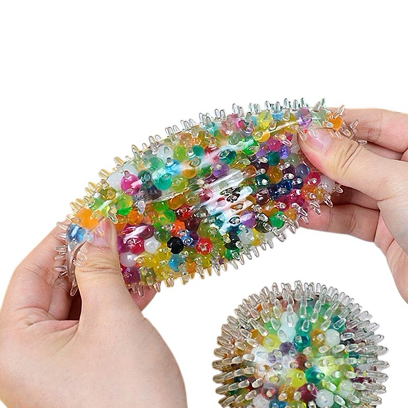 6cm Textured Spiky Squishy Sensory Fidget Stress Ball Stress Reliever ...
