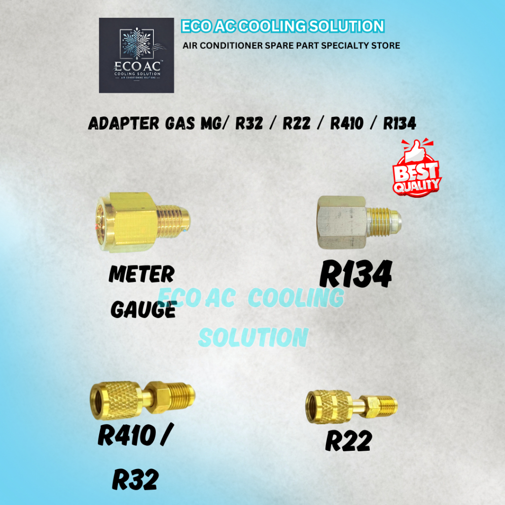 ADAPTER GAS MG/ R32 / R22 / R410 / R134 | Shopee Malaysia