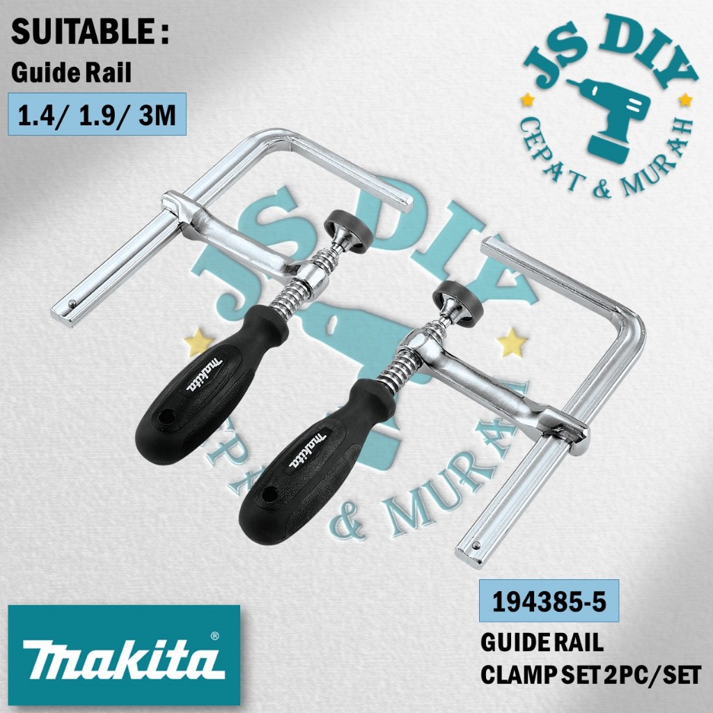 MAKITA 194385-5 Guide Rail Clamp Set ( 2PC/SET ) | Shopee Malaysia