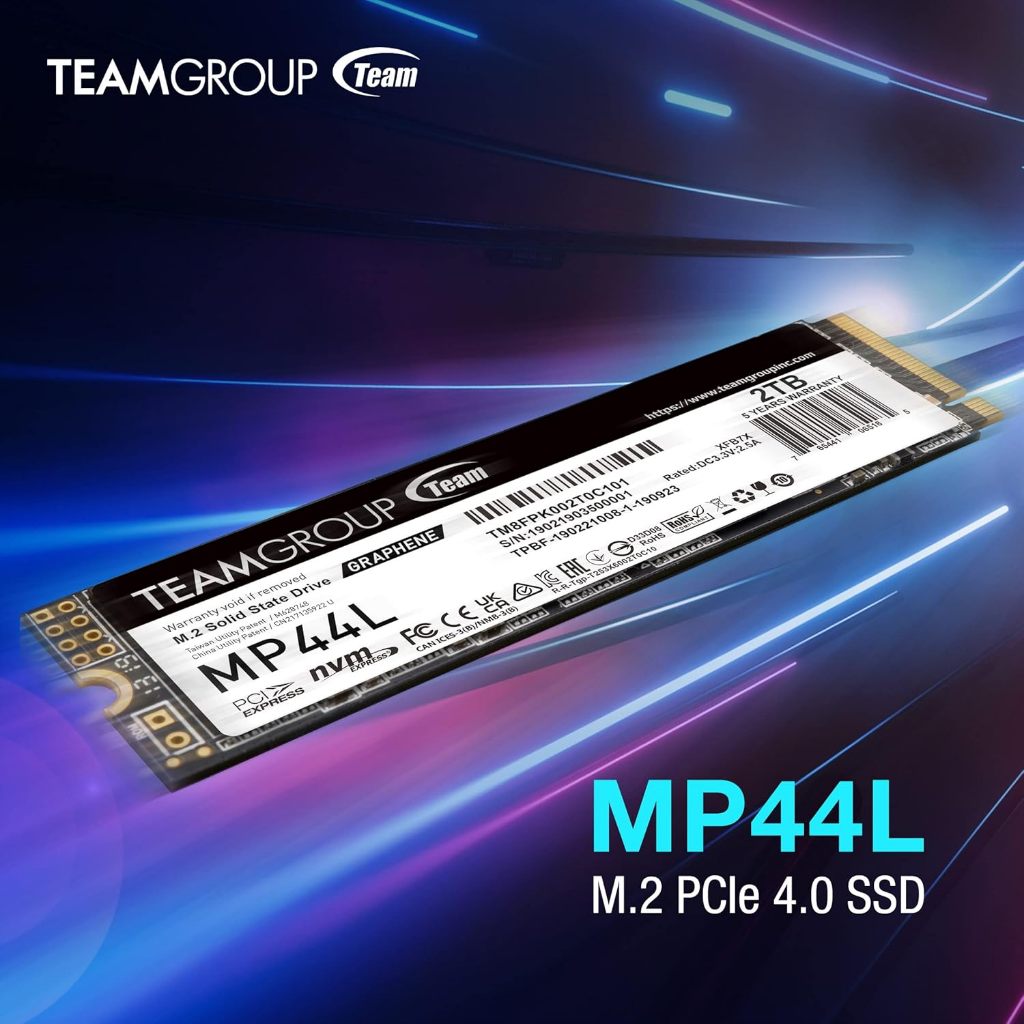 # TeamGroup MP44L - M.2 2280 PCIe Gen 4×4 NVMe SSD 500GB / 1TB / 2TB ...