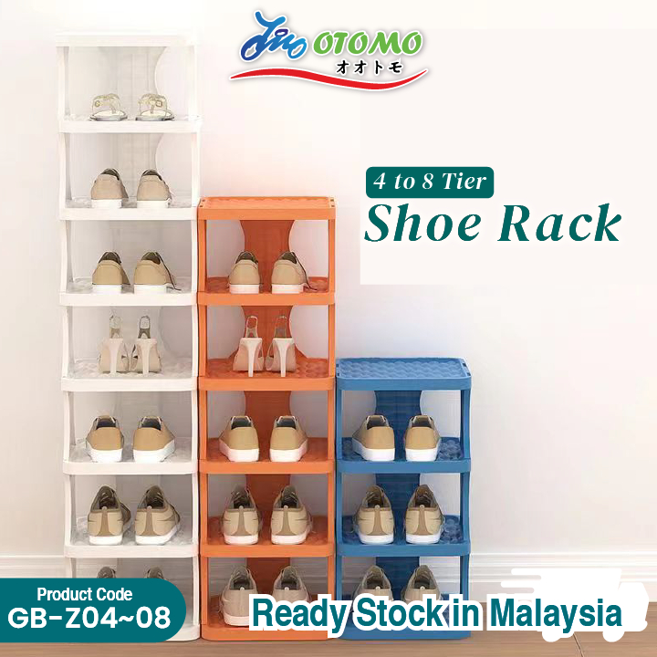Simple Shoe Rack 4 to 8 Tier Lightweight Easy To Assemble Shoe Rack ...
