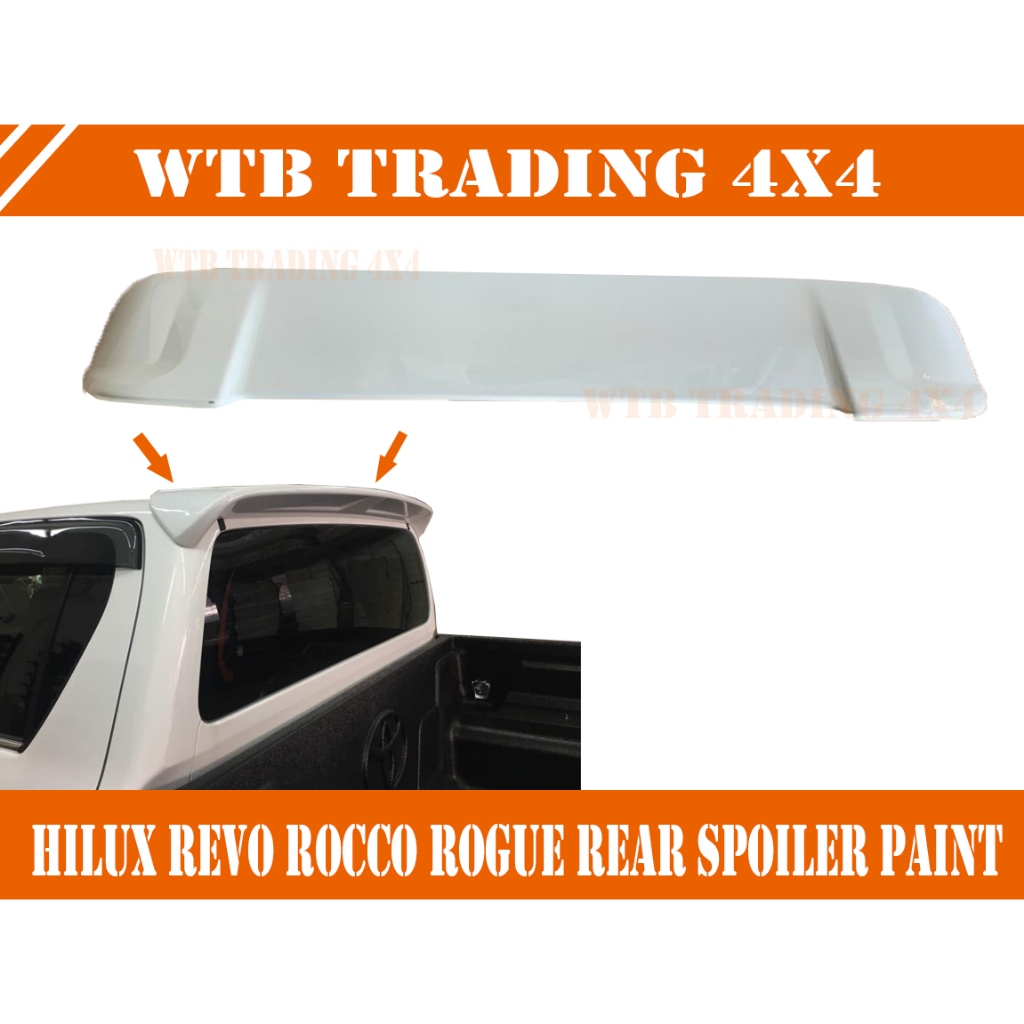 Hilux Revo Rocco Rogue Rear Roof Spoiler Rear Spoiler With Paint And ...