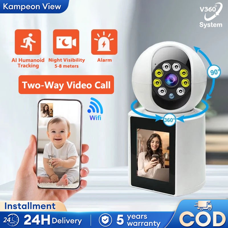 CCTV WIFI EXPOSE Camera IP 360°FHD Home Video Camera Two-Way Visual ...