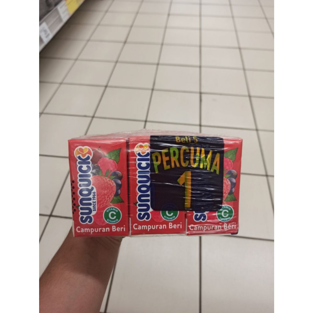 SUNQUICK Juice Box Mixed Berries (6 x 125ml) | Shopee Malaysia