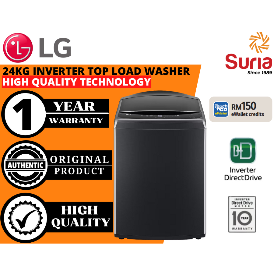 (Free Delivery Kedah,Penang & Perlis)LG 24kg Inverter Top Load Washing ...