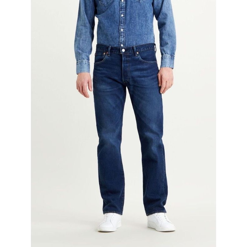 straight cut denim jeans pants fly zip seluar lelaki boleh pakai kerja ...