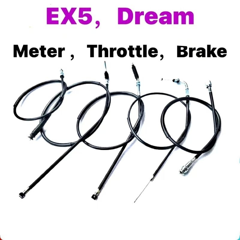 HONDA EX5 DREAM SPEED CABLE THROTTLE CABLE / BRAKE CABLE / CHOKE CABLE ...