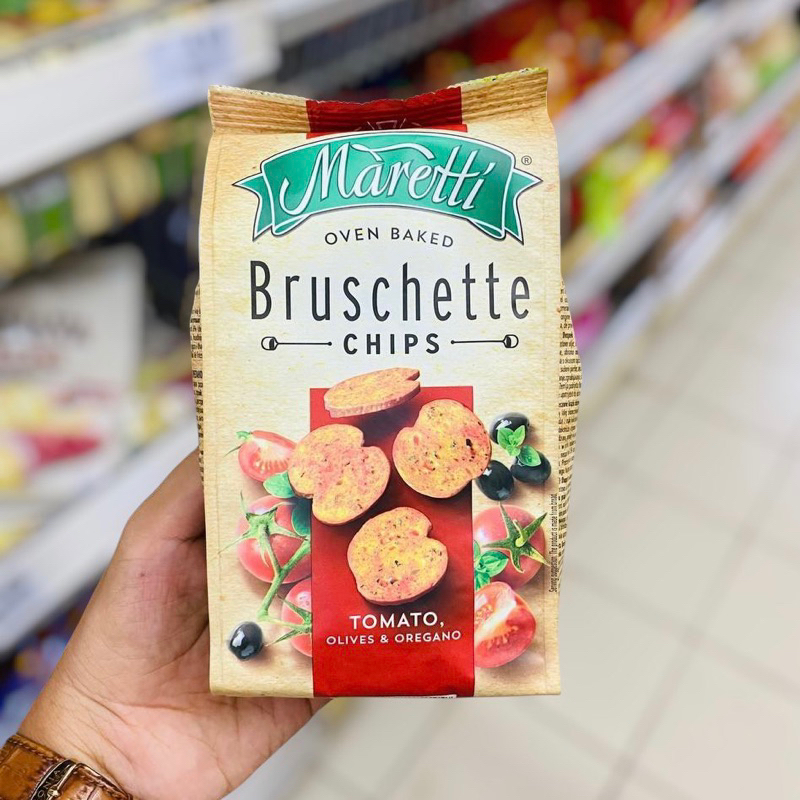 Bruschette Maretti Oven Baked Bread Bites 70g Snack Kerepek Makanan ...
