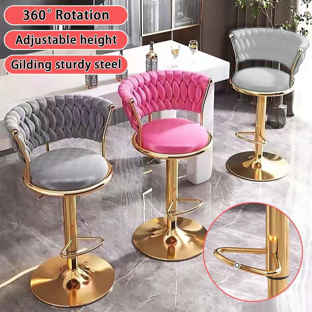 Adjustable Height Home Leisure Simple Lift Rotating Bar Chair Modern ...