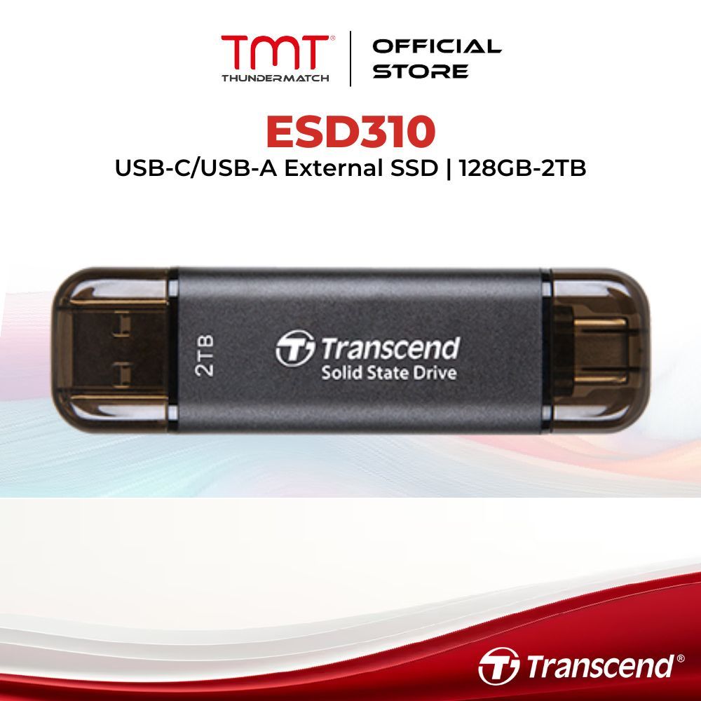 TMT Transcend ESD310 OTG USB-C/USB-A External SSD (128GB/256GB ...