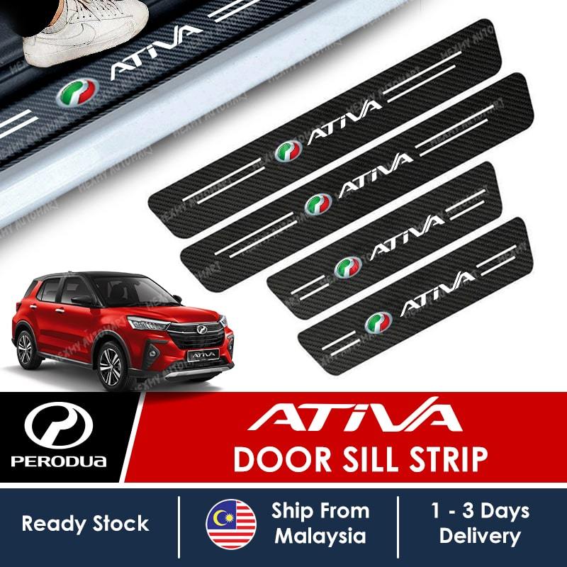 Perodua ATIVA Door Step Side Protector Cover Accessories Bodykit Body ...