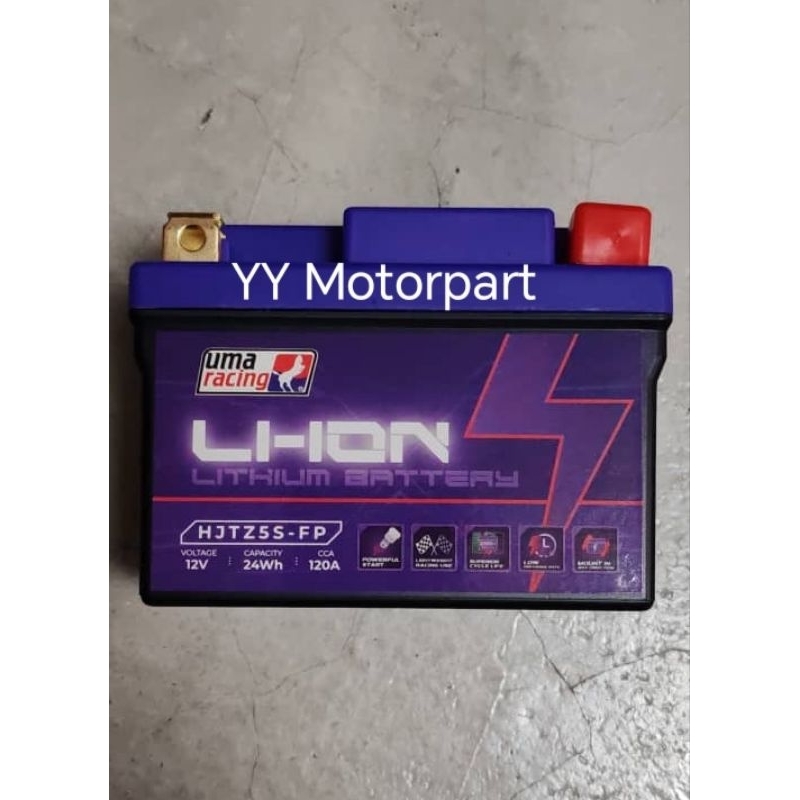 Uma Racing & RCB YTZ5 YTZ7S LITHIUM BATTERY ( LIGHT WEIGHT LONG LIFE ...