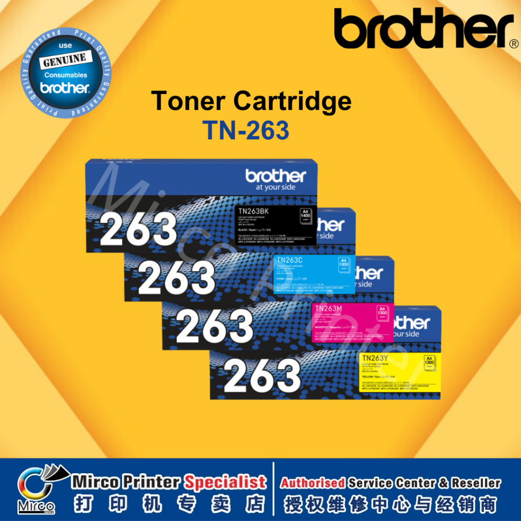 Brother TN263 Color Laser Toner Cartridge | Shopee Malaysia