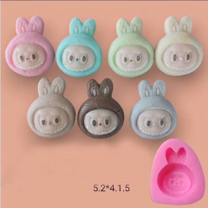 Ready Stock Labubu Silicone Mold Labubu Jelly Mold 拉布布燕菜硅胶模 果冻模 ...