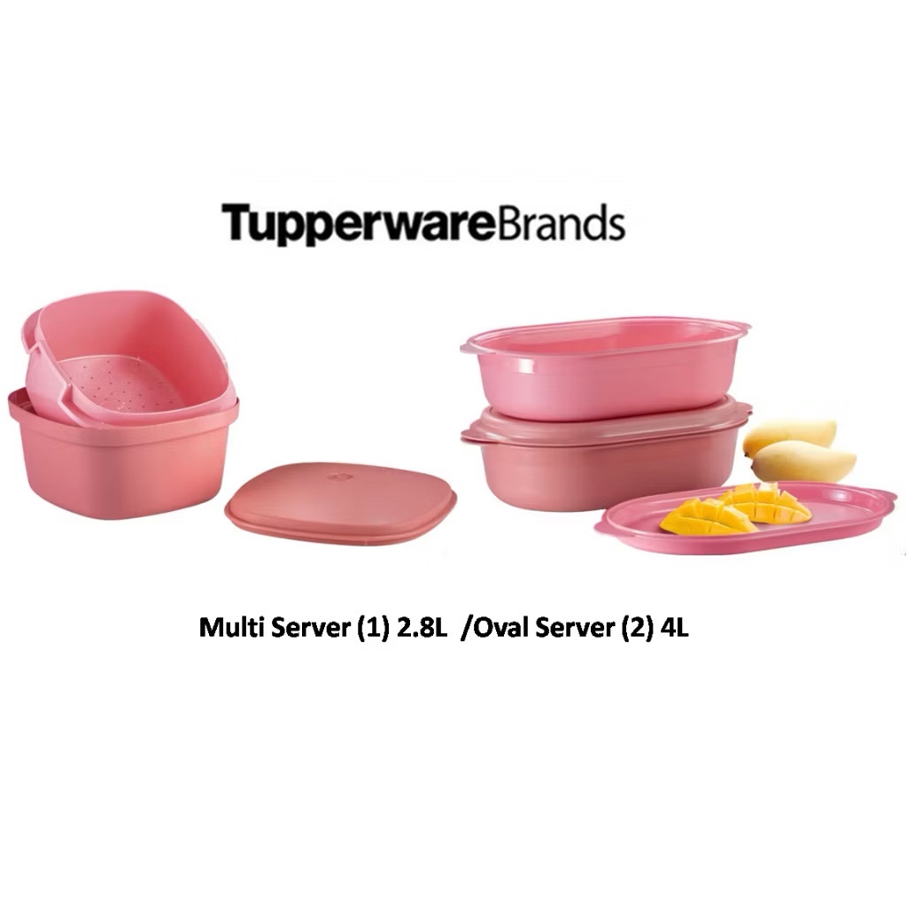 Tupperware Multi Server (1) 2.8L/ Oval Server (1)4L | Shopee Malaysia