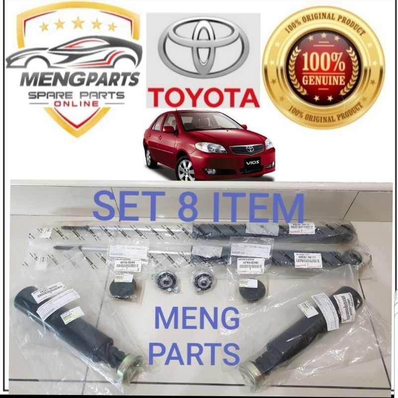 ORIGINAL TOYOTA VIOS NCP42 2003Y-2007Y REAR ABSORBER ,ABSORBER COVER ...