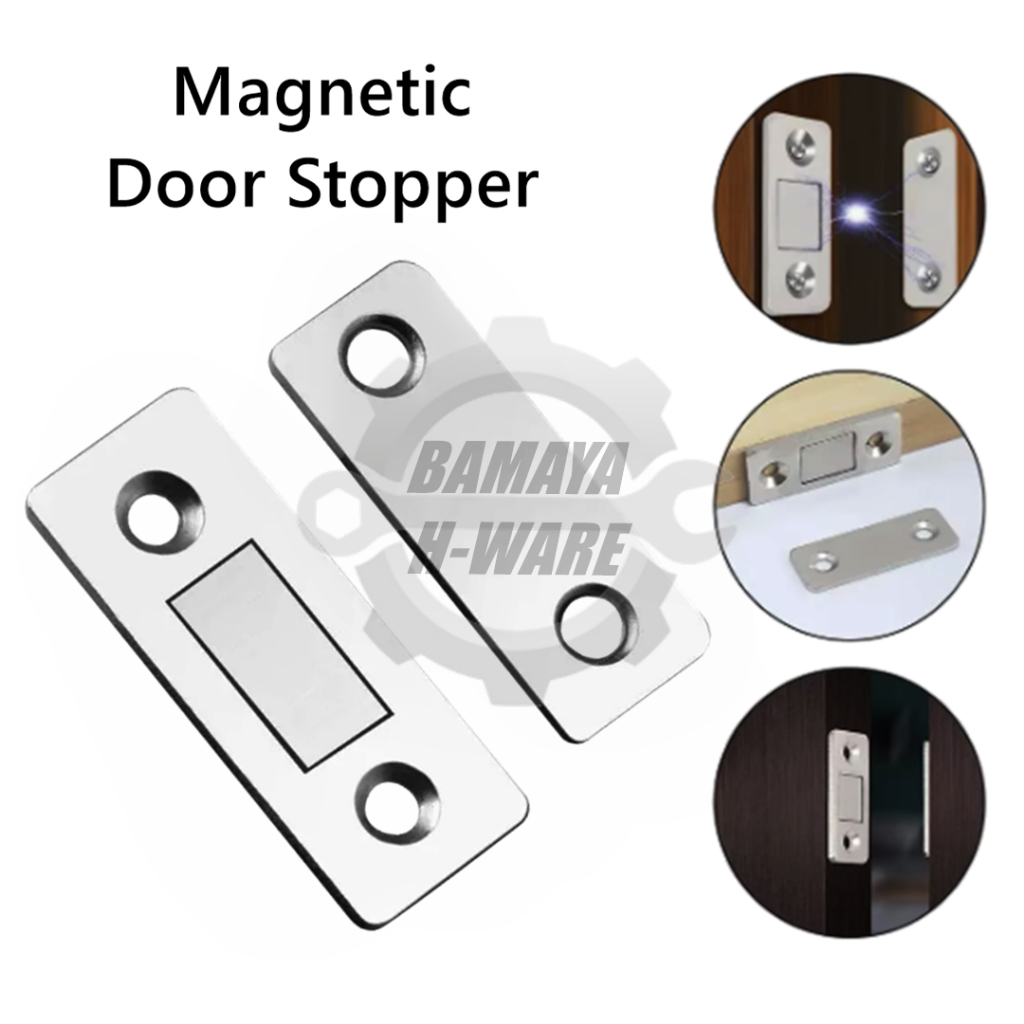 BMY Super Strong Stainless Steel Hidden Door Stopper. Magnetic Door ...
