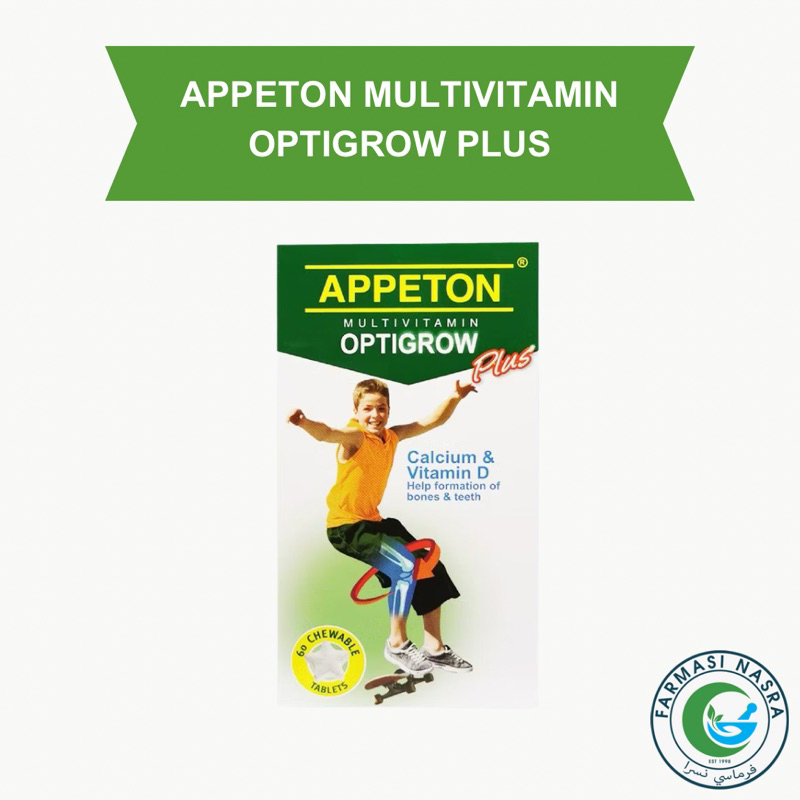 Appeton Multivitamin Optigrow Plus 60's | Shopee Malaysia