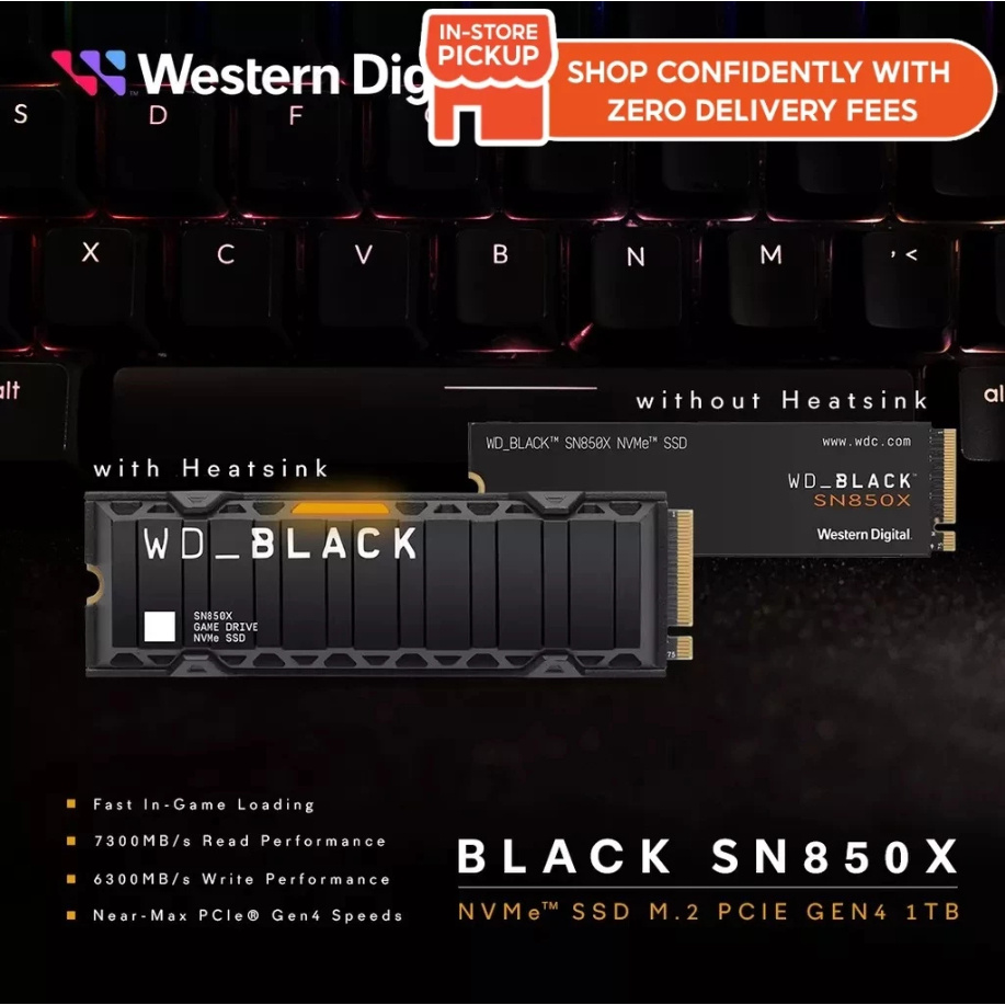 # Western Digital WD Black SN850X Series NVMe PCIe Gen4 x4 M.2 SSD ...