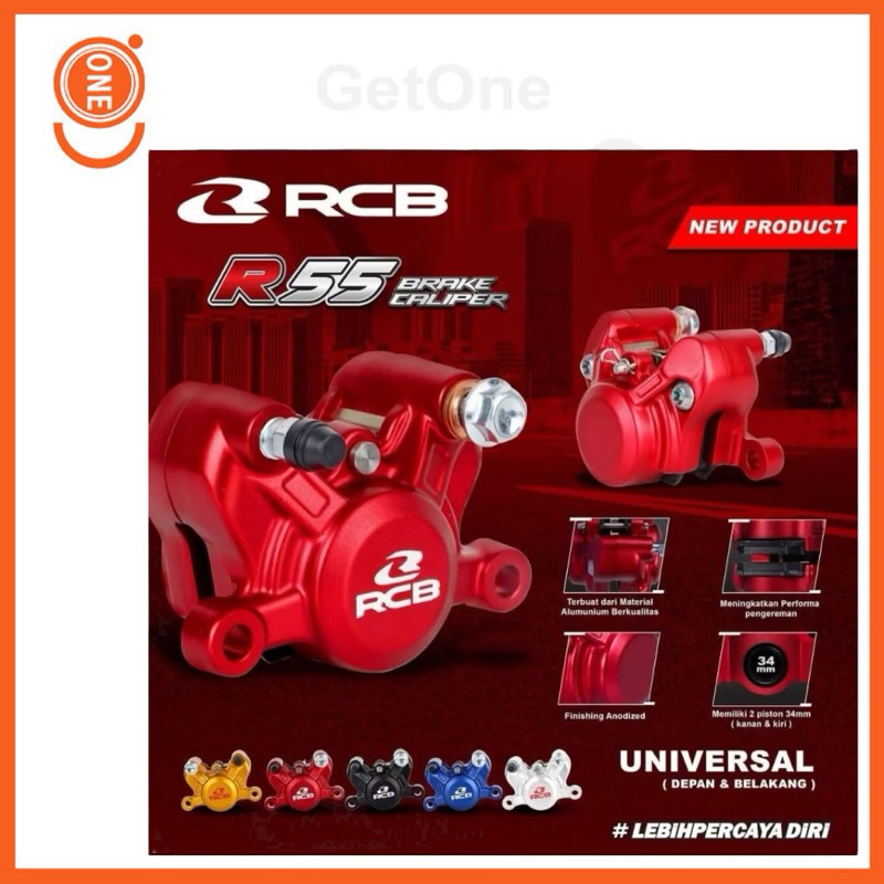RCB R55 R-55 UNIVERSAL BRAKE CALIPER 34MM RACING BOY | Shopee Malaysia