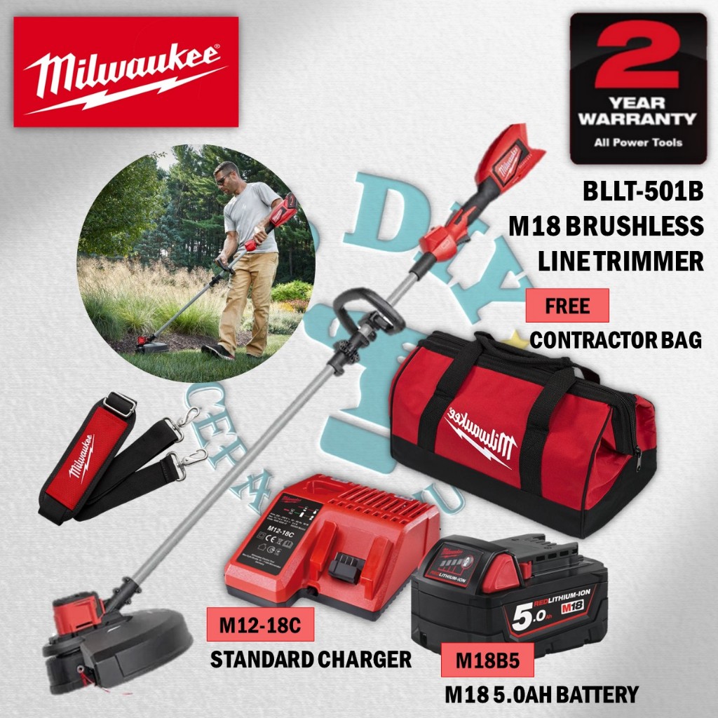 MILWAUKEE M18 BLLT Brushless Line Trimmer | Shopee Malaysia