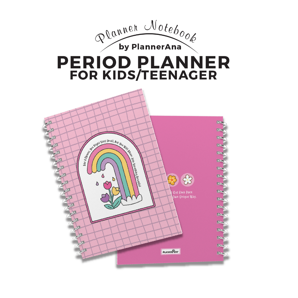 PERIOD Planner 2025 Monthly Diary Buku Nota Cute Notebook Haid ...