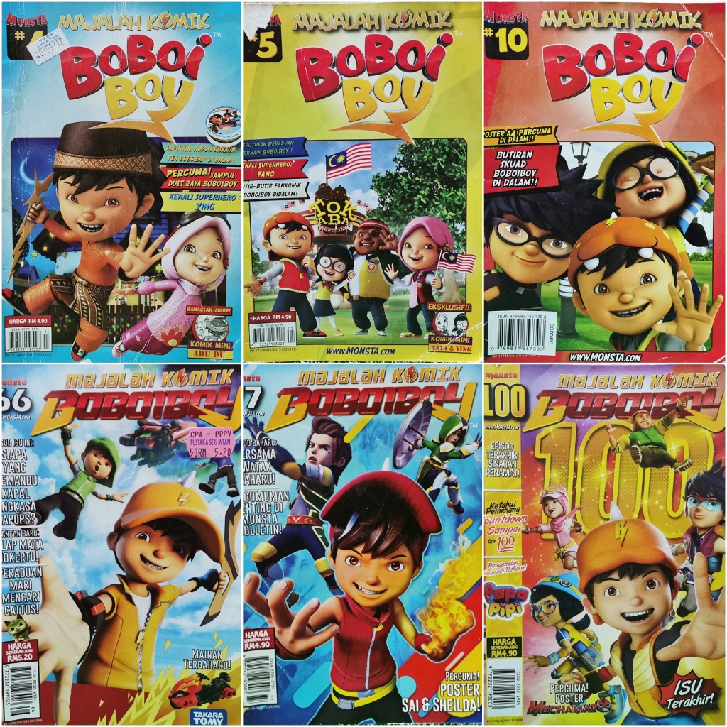PRELOVED 』 Komik Boboiboy (Animonsta Studio/Monsta) | Shopee Malaysia