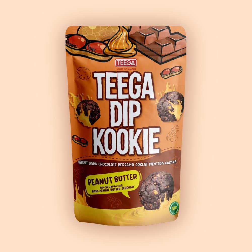 TEEGA DIP KOOKIE - Peanut Butter (100g) | Shopee Malaysia