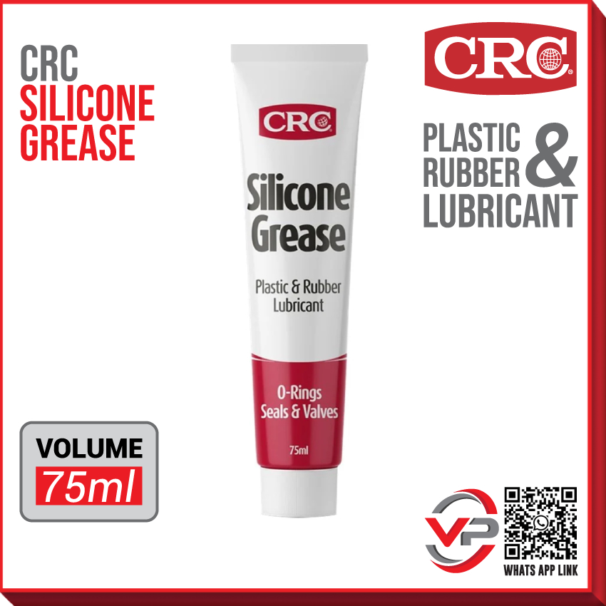 CRC SILICONE GREASE DI-ELECTRIC GREASE PLASTIC & RUBBER LUBRICANT O ...