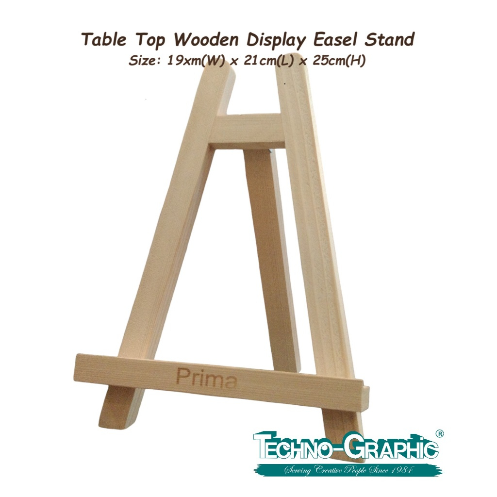 TECHNO Table Top Wooden Sketch Easel Display Stand | Shopee Malaysia